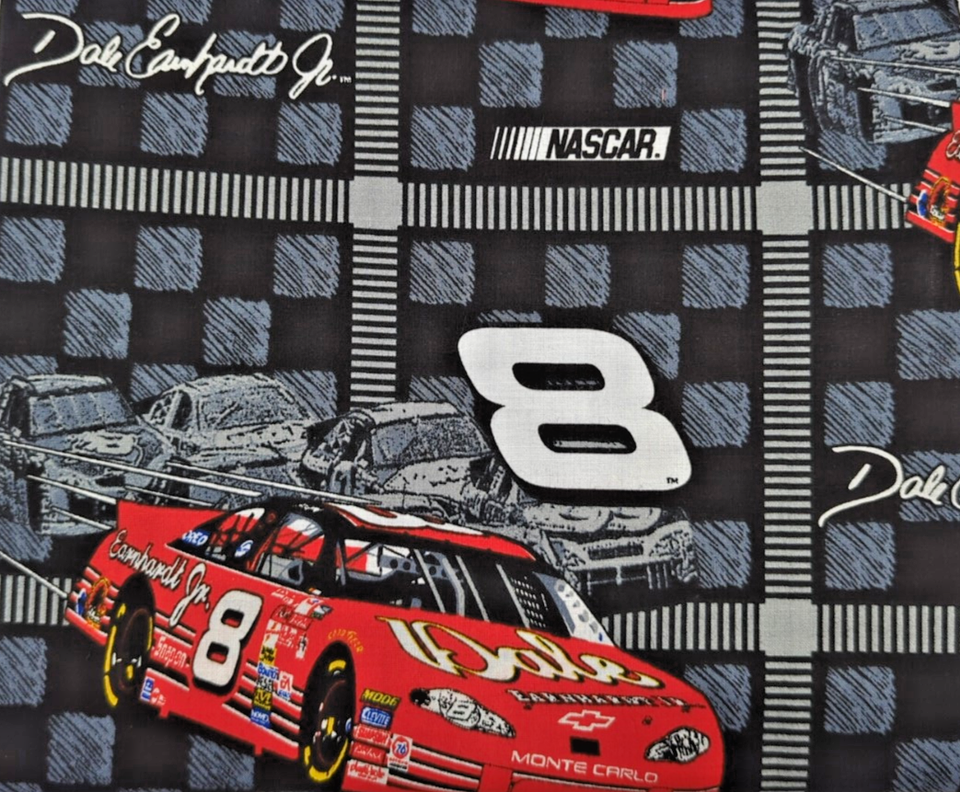 2002 Dale Earnhardt Jr Licensed Cotton Sew Quilt Craft Fabric BTY ...