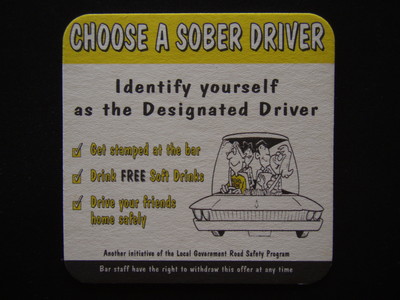 CHOOSE A SOBER DRIVER AS THE DESIGNATED DRIVER ONE STANDARD DRINK IS ...
