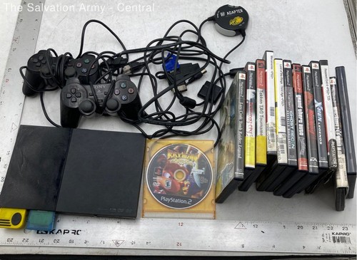 Sony PlayStation 2 SCPH 90001 Home Console Lot With 13 Video Games ...
