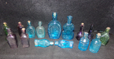 Lot 0f 15 Miniature Bitters Bottles, Ball & Claw, Fischs,etc | eBay