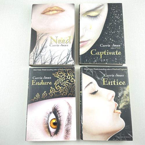 Need Series Set 4 Books Carrie Jones Captivate Entice Endure YA Fantasy ...