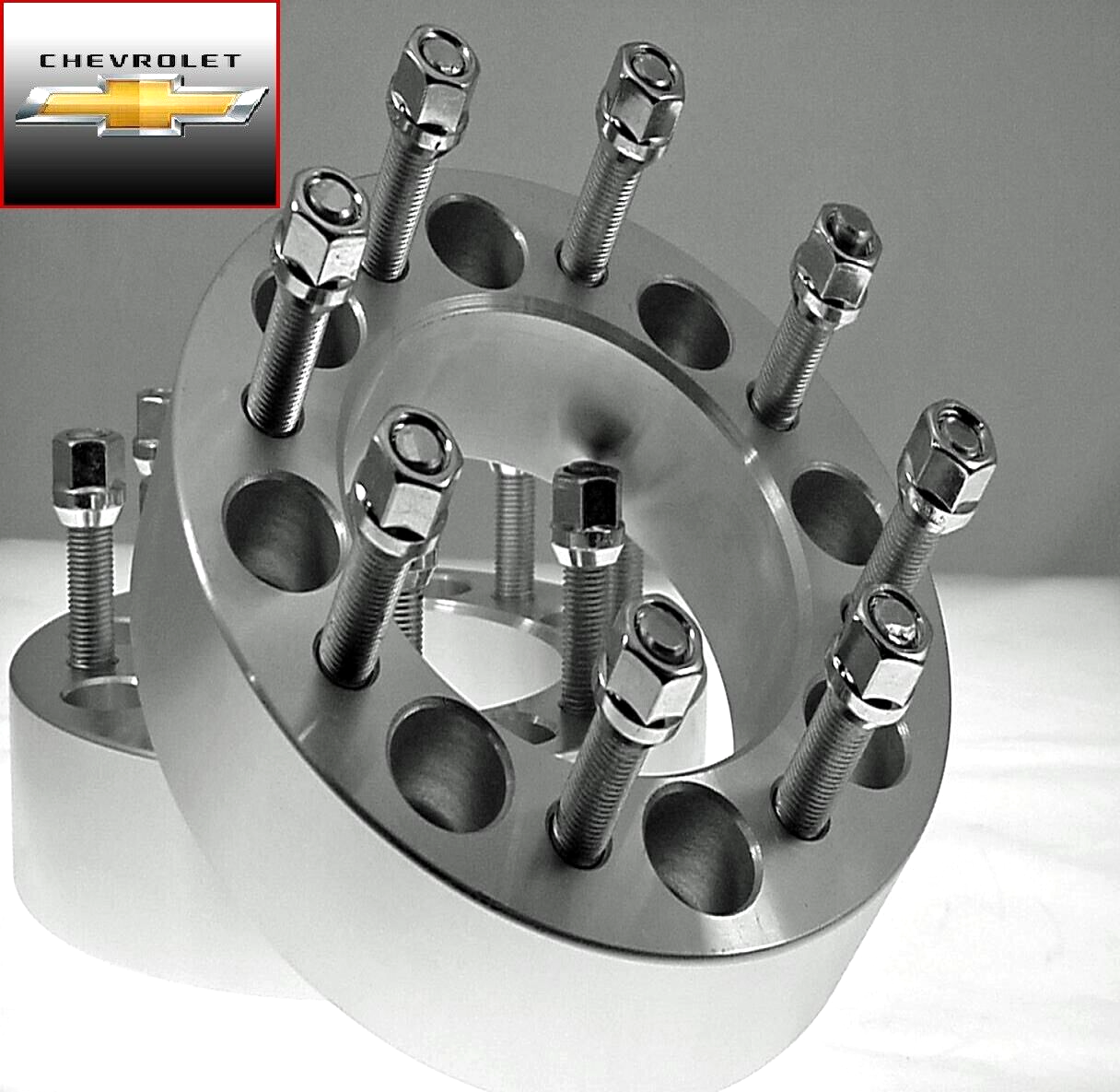 2 Pc 2011-23 Chevy Dually 3500 HD Wheel Spacers 2 inch Duramax Diesel ...