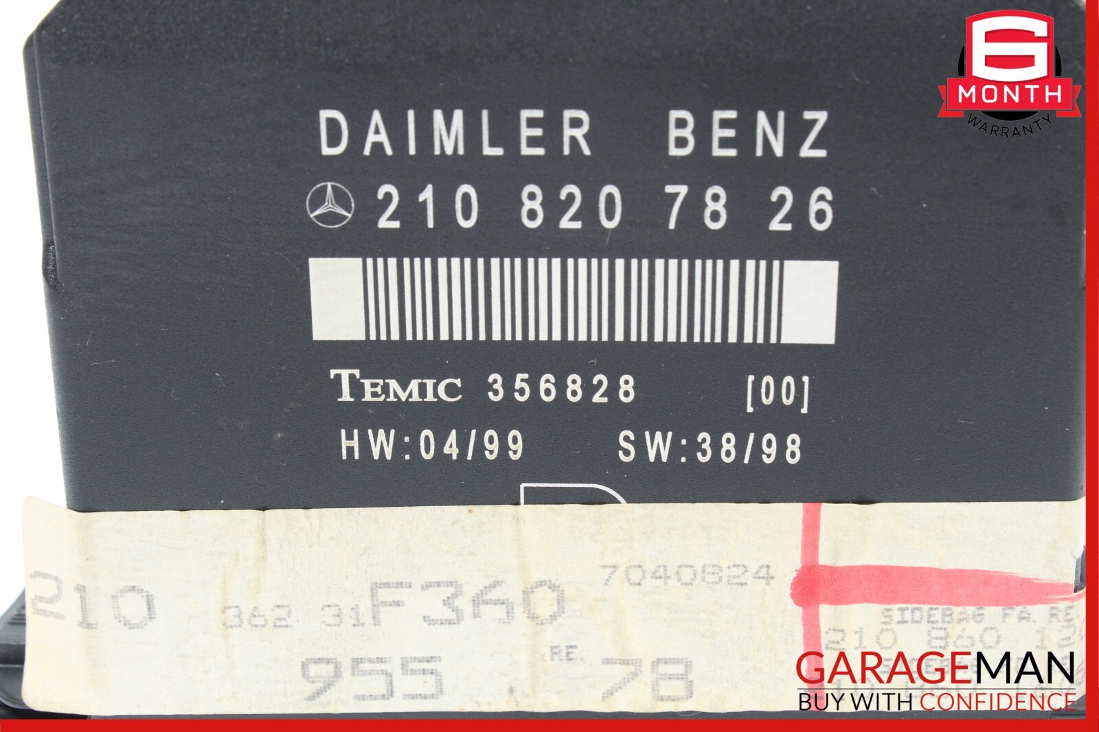 96-03 Mercedes W210 E320 E430 Front Right Door Control Module ...