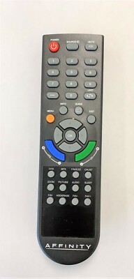 Replacement Remote Control for AFFINITY TV LE1950/2459D/3251/3259D | eBay