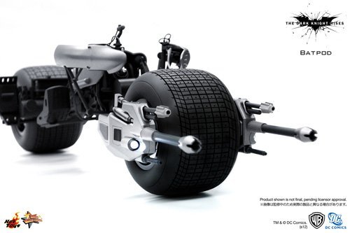 Movie Masterpiece The Dark Knight Rises 1/6 Vehicle Batpod Model Car ...