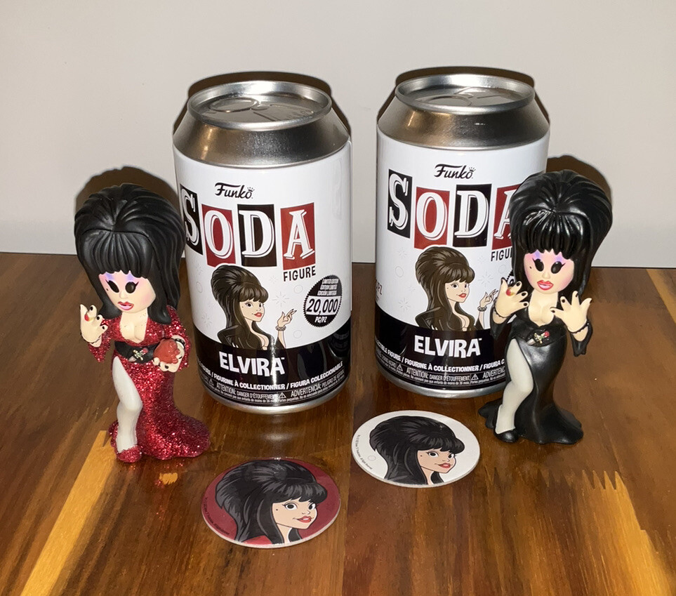 Funko Soda Can Elvira Chase Vinyl Figure Limited Edition 1/3300 ...