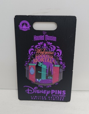 Disney Haunted Mansion Welcome Foolish Mortals Limited Release Trading ...