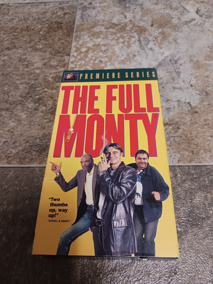 1997 Vintage The Full Monty Movie VHS Tape Robert Carlyle Mark Addy ...