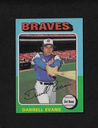 DARRELL EVANS - 1975 Topps Baseball (#475) - Braves | eBay