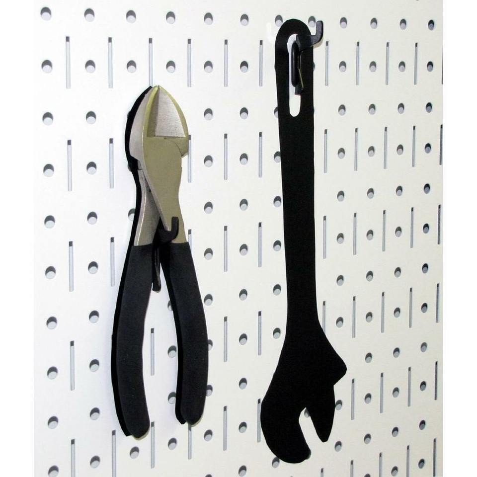 Wall Control Pegboard Standard Tool Storage Kit Patented Hook Slotted ...