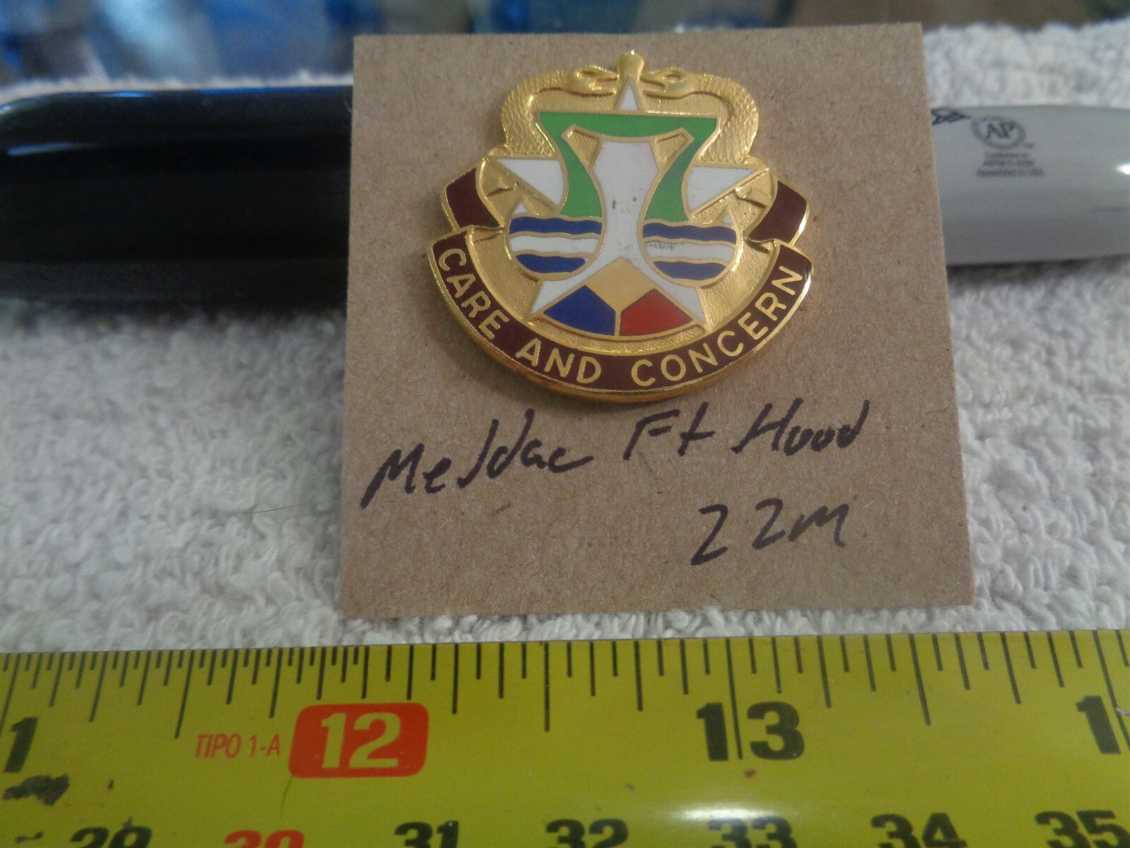 MEDDAC Ft Hood 22M Unit Crest, DI, DUI (DRAW#T7) | eBay