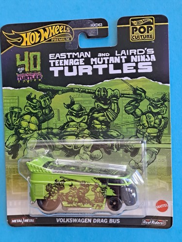 Volkswagen Drag Bus Premium 🔥 Hot wheels Mutant Ninja Turtles 40 Ans Vw ...