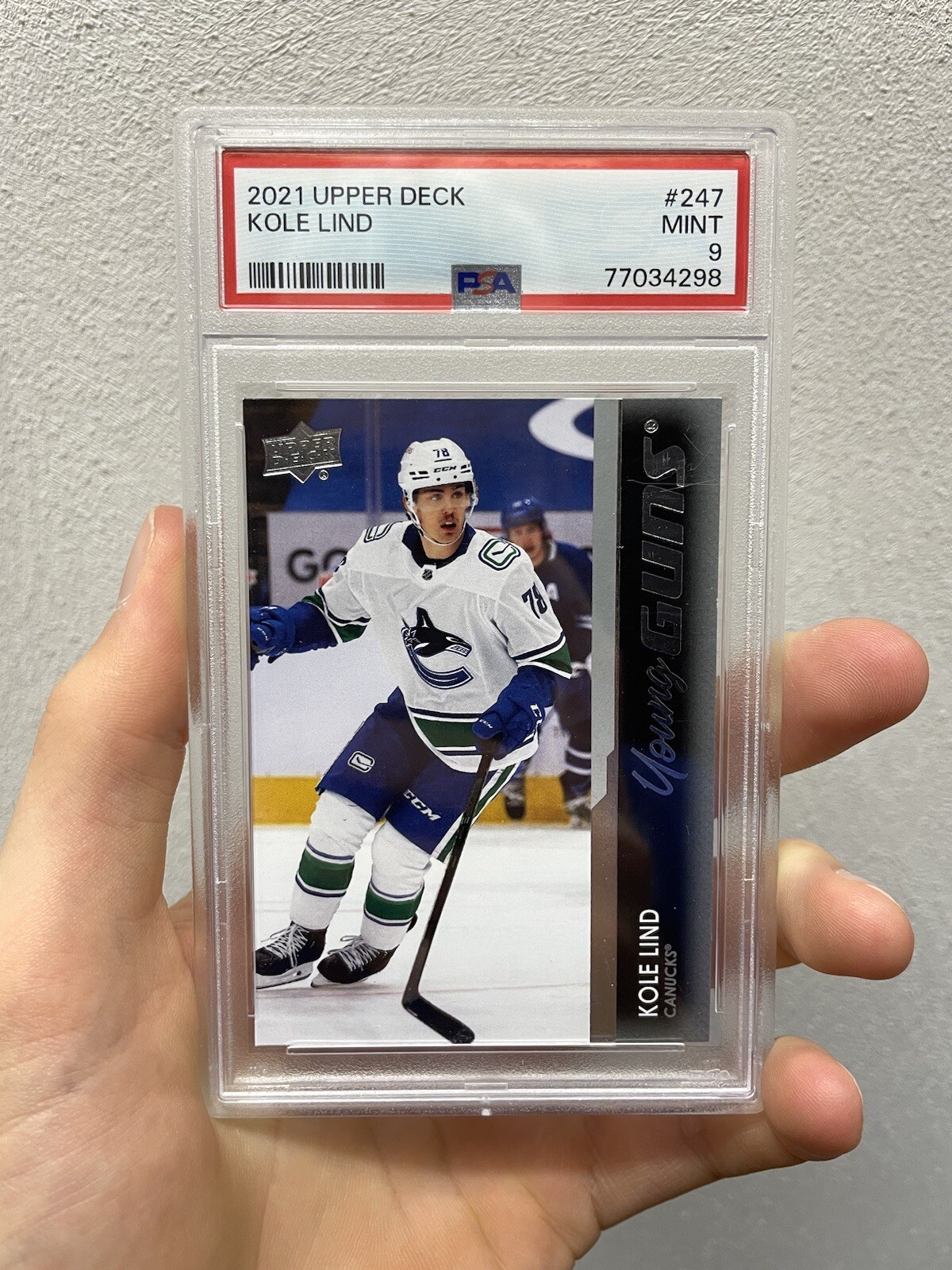 2021-22 Upper Deck Series 1 - Young Guns #247 Kole Lind (RC) for sale ...