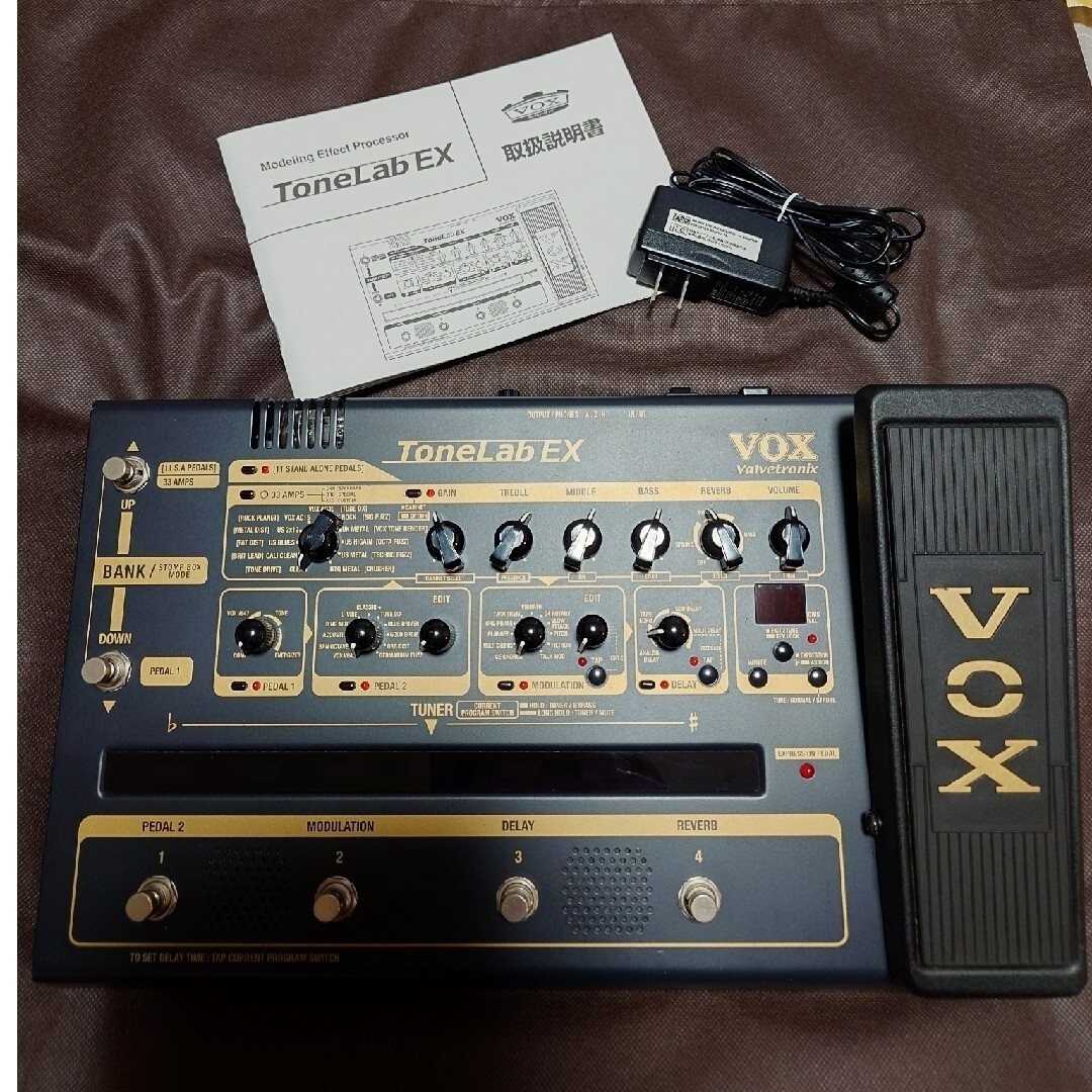 VOX Tonelab EX Effector Guitar Effect Pedal with adapter Box ...