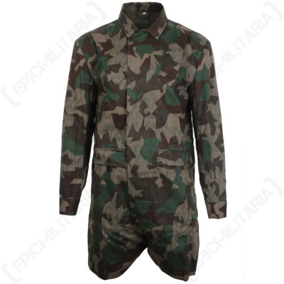 WW2 German Splinter B Camo Jump Smock - Repro Jacket Coat Luftwaffe ...