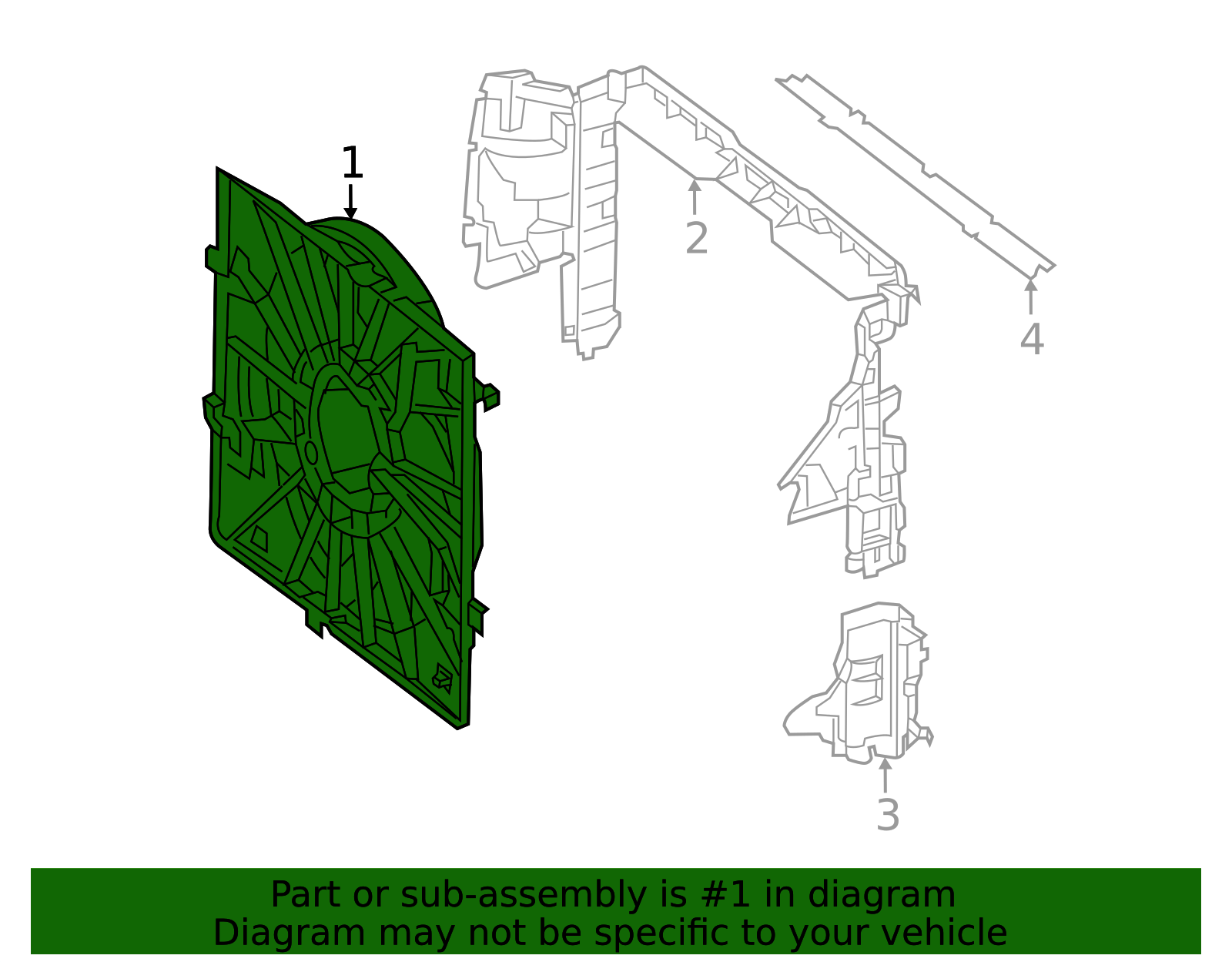MERCEDES Mercedes-Benz OEM 2015 S550-radiator Cooling Fan Blade ...