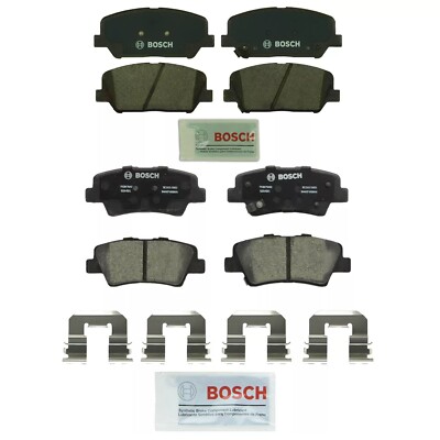 Bosch QuietCast Front & Rear Ceramic Disc Brake Pads Kit For Kia Optima ...