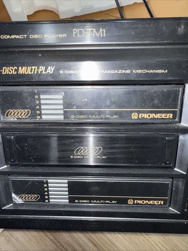 Pioneer 18 Disc Multi-Play Compact Disc Player PD-TM1 No Remote TESTED ...