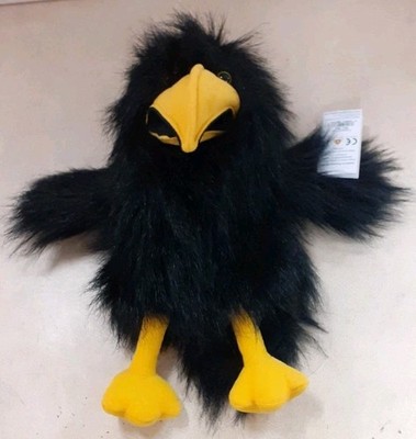 The Puppet Company Large Crow Hand Puppet Soft Toy with Squawk Squeaker ...