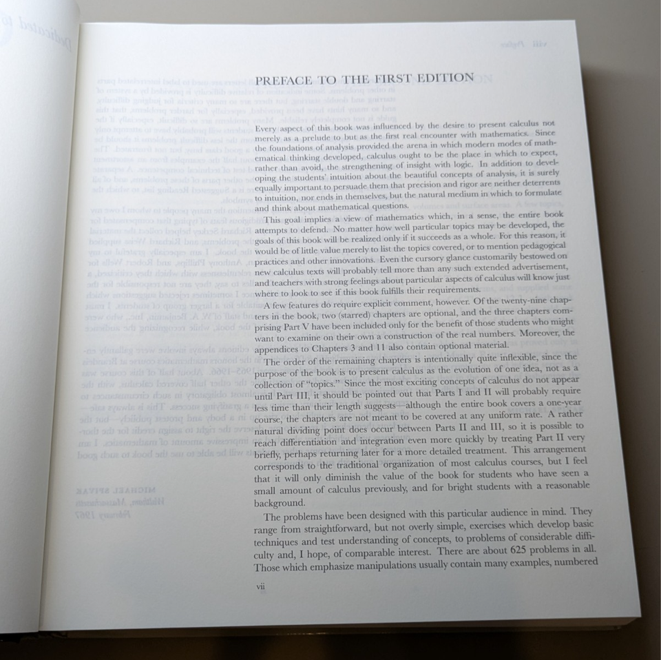 Calculus 3rd Third Edition by Michael Spivak (2006, Hardcover) | eBay