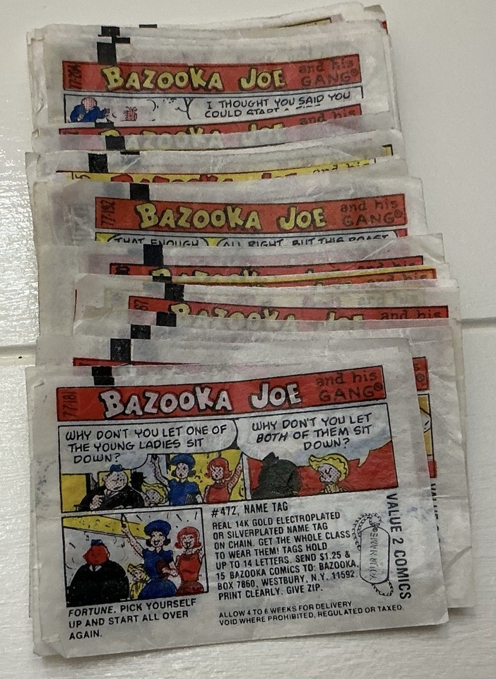 1977 (Series 77) Bazooka Joe Comic Wrappers - Completed Set Of 45 | eBay