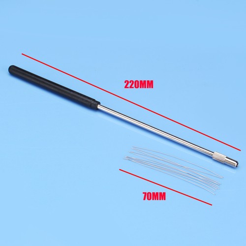 10X Microbiology Inoculation Inoculating Rod Handle Loop & 100X ...