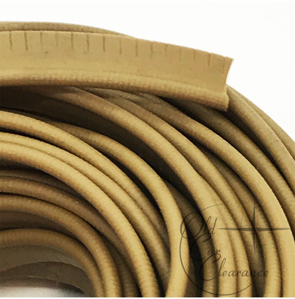 Vinyl Welt Cord Piping for Auto, Marine, Tan Embossed 1/8" Bead, 15 ...