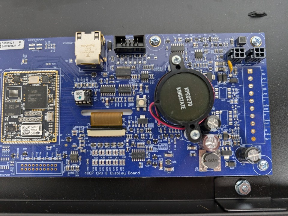 Simplex 4007-9101 4007ES Hybrid Fire Alarm Control CPU & Display Board ...