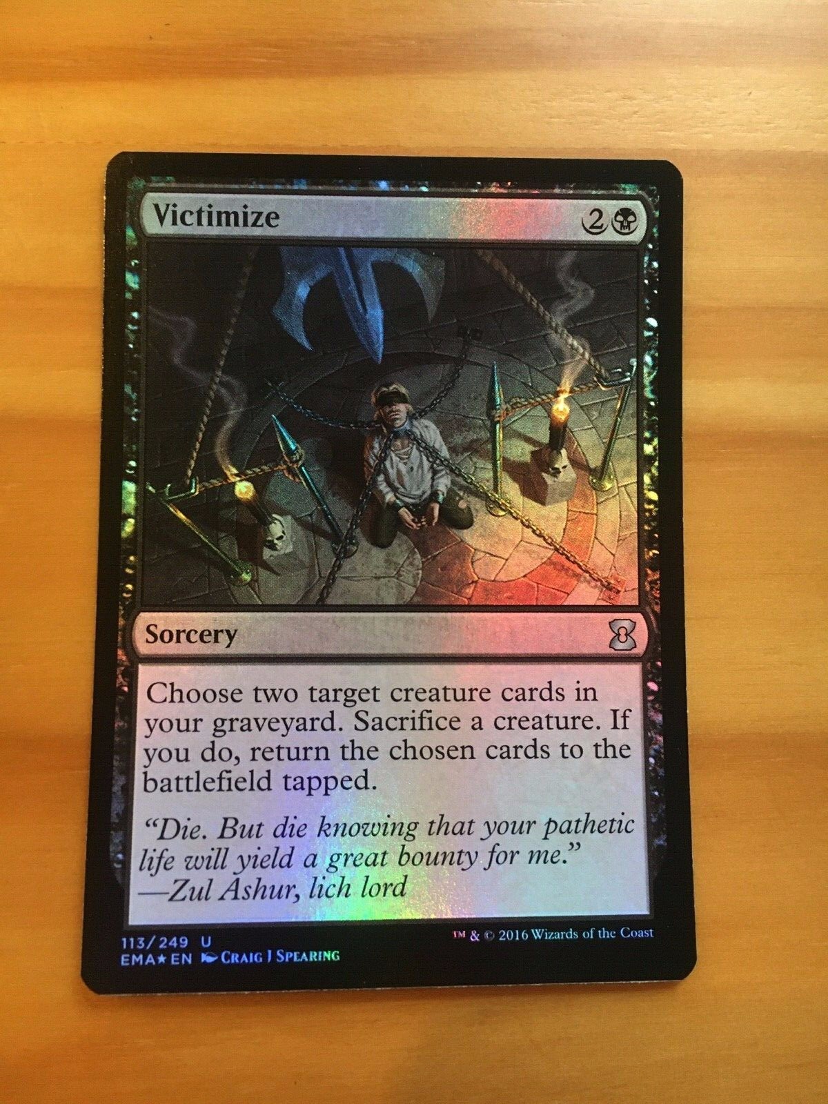 Mtg Eternal Masters Victimize FOIL NM | eBay