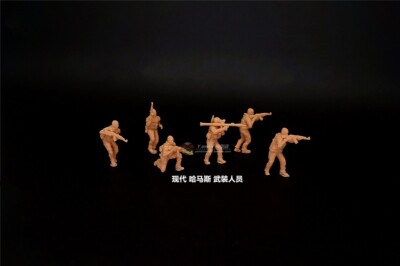 1/72 Modern Hamas Armed personnel Street fighting 6 man group model (3D ...