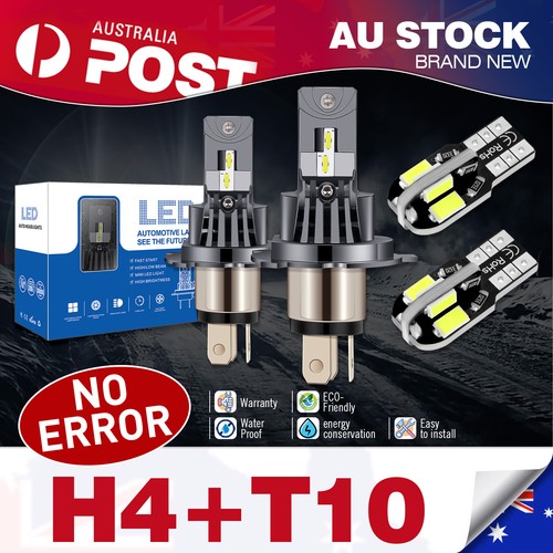 HB2 H4 White LED Headlight Bulbs High Low Beam For 2006-2015 TOYOTA ...