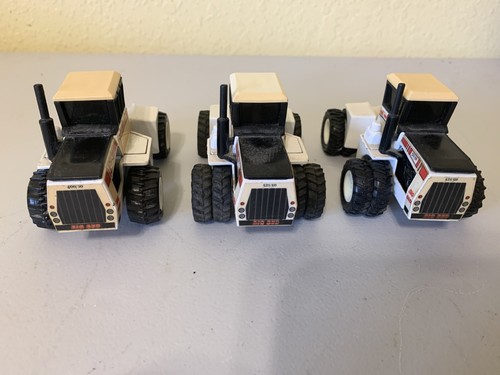 3-ERTL Big Bud 1-400/30, 2- 525/50's , White, 4WD Farm Tractor, NIB, 1/ ...