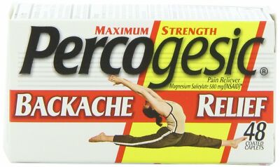 Percogesic Magnesium Salicylate 500mg Pain Reliever Backache Relief ...