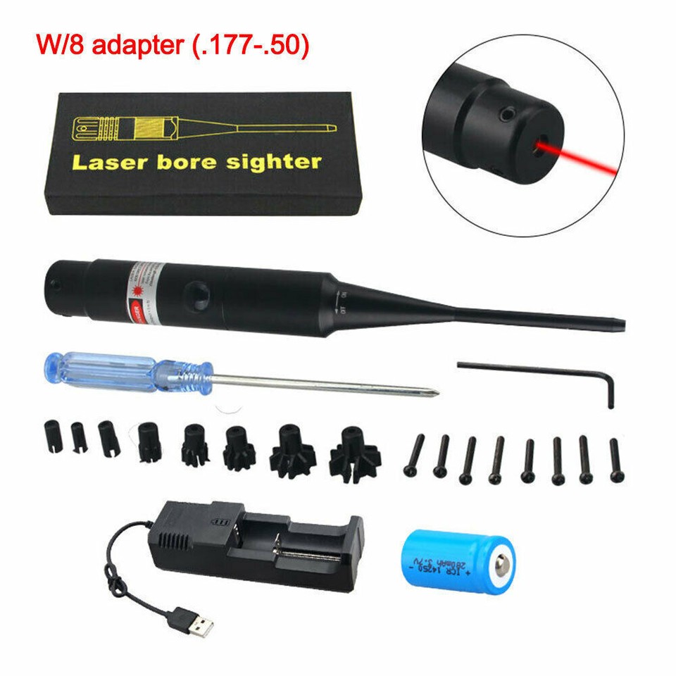 Laser Bore Sight Collimator for .177 to .50 Caliber Bore Sighter Rifles ...