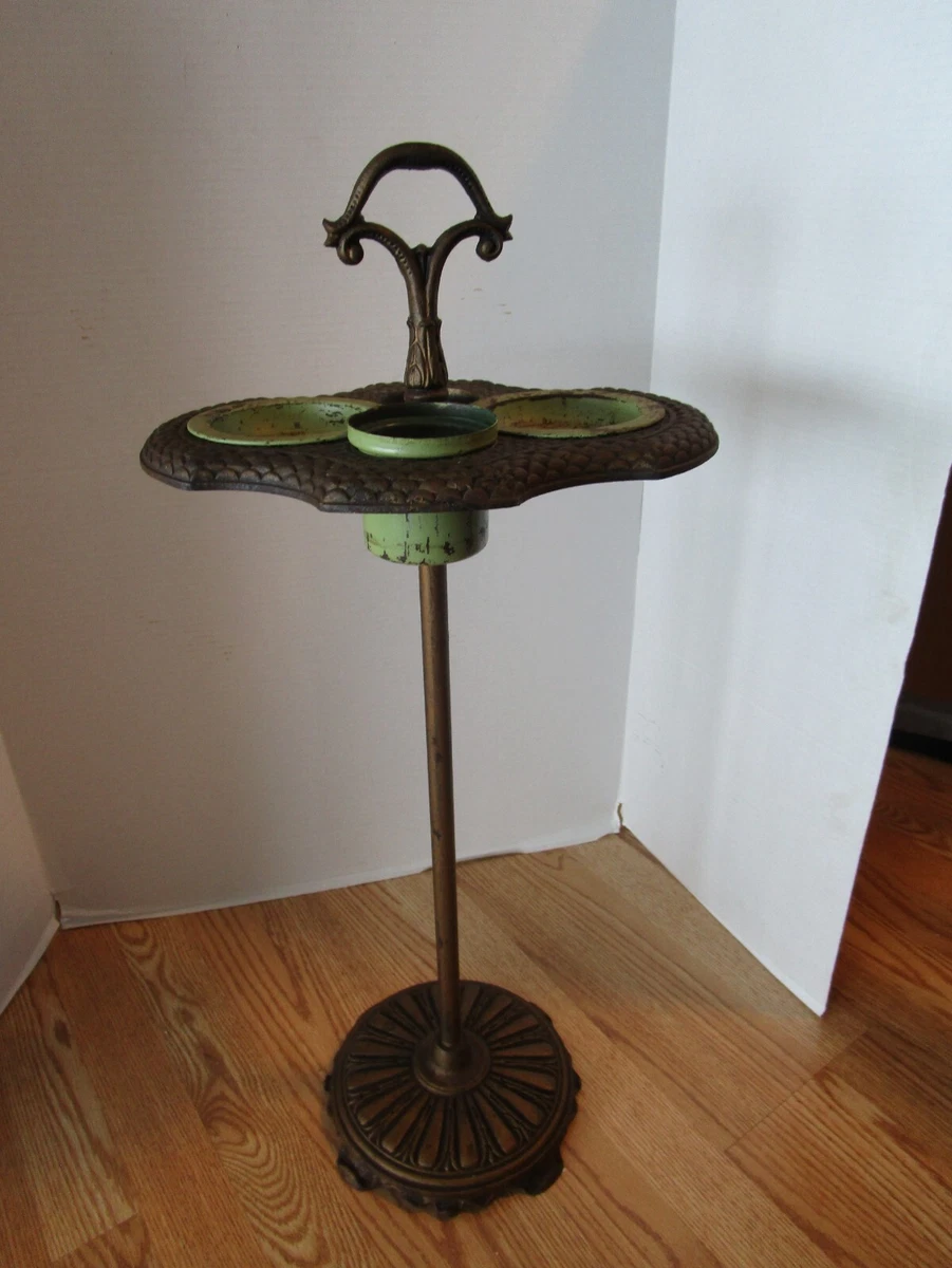 Antique Floor Ashtray Stand