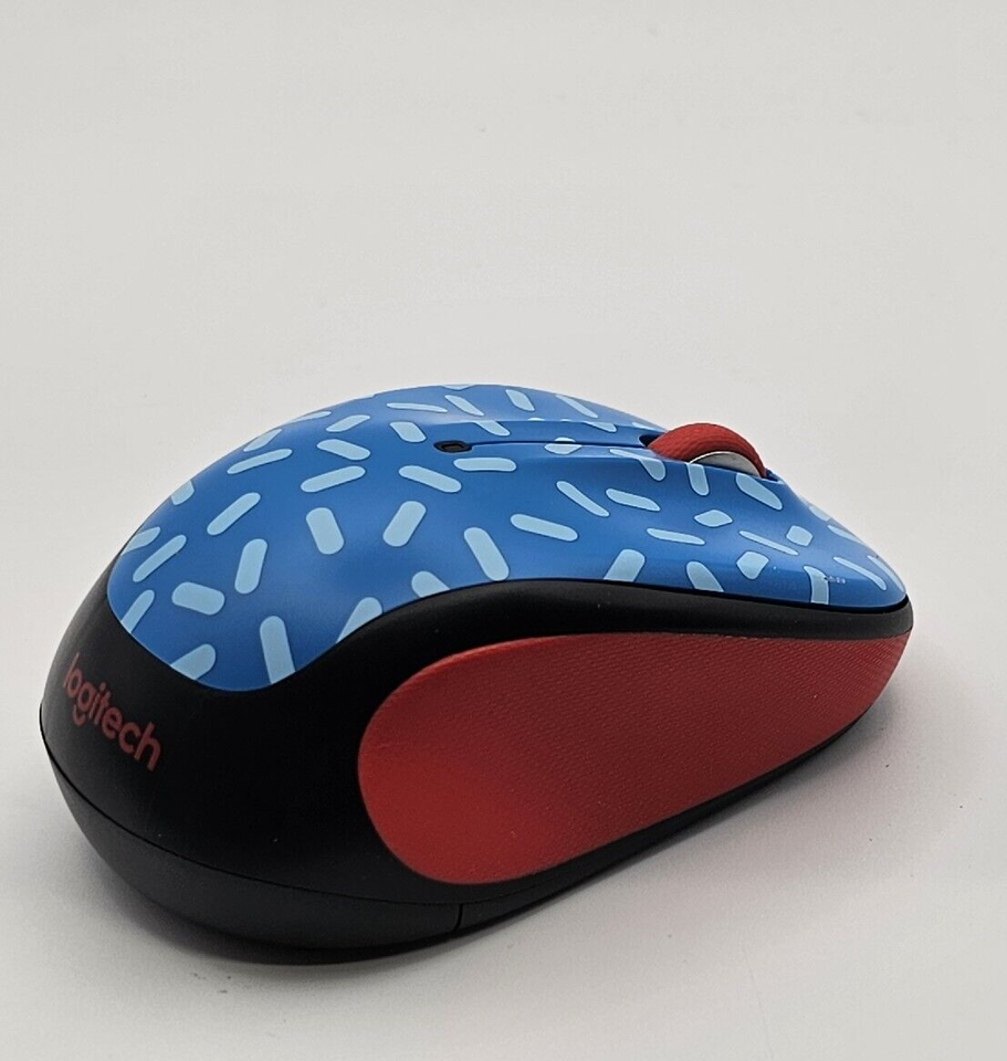 Logitech M325c Wireless Mouse - Memphis Blue W/ Receiver, Tested-Works ...