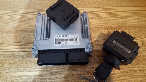 MERCEDES W203 C200 CDI 6 SPEED MAN ENGINE ECU KIT A 646 150 14 91 /0 ...