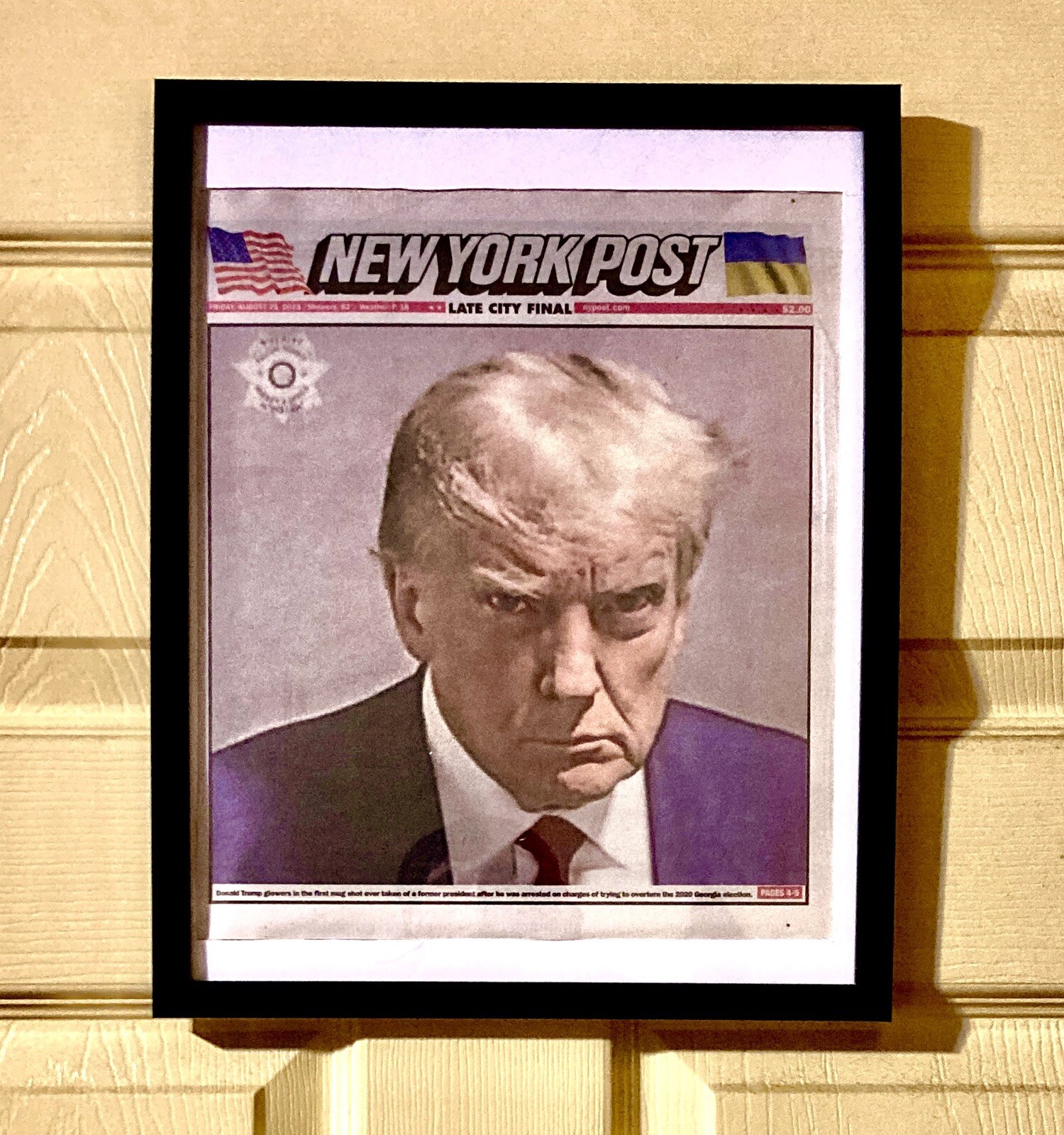 Donald Trump Famous Mugshot Photo/New York Post | eBay
