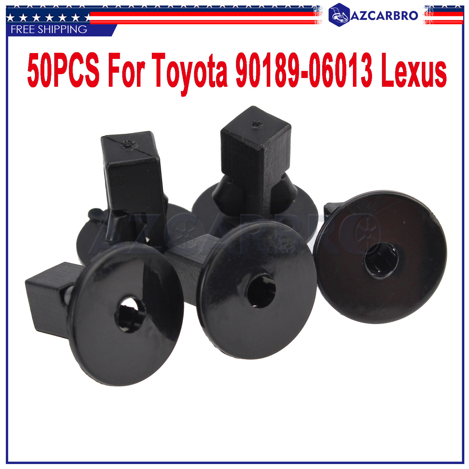 50pcs For Toyota Lexus RX450h Nylon Car Repair Auto Clips Screw Grommet ...