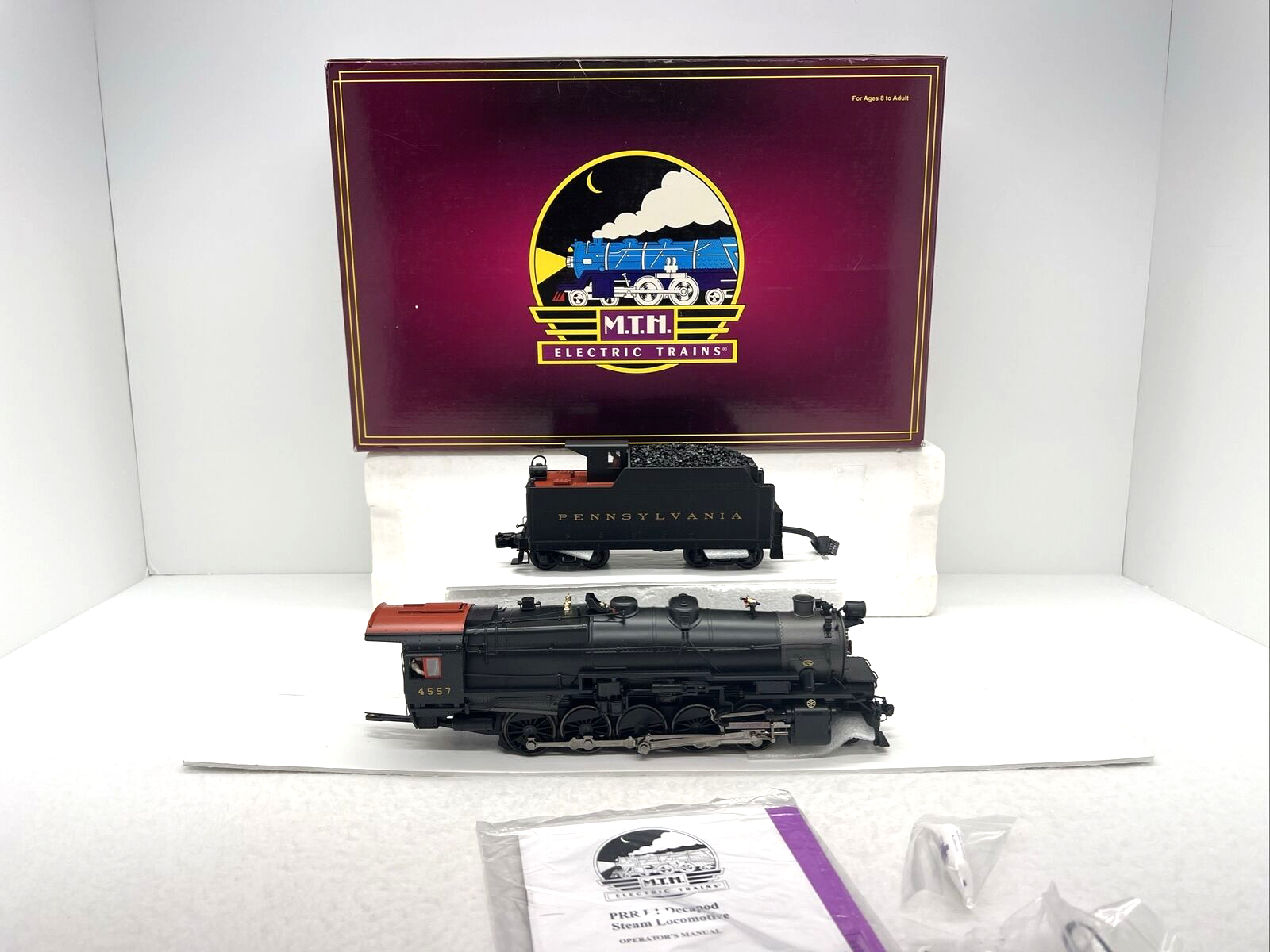 MTH 20-3254-1 PRR 2-10-0 Decapod Steam Locomotive High Rail w/PS 2.0 ...