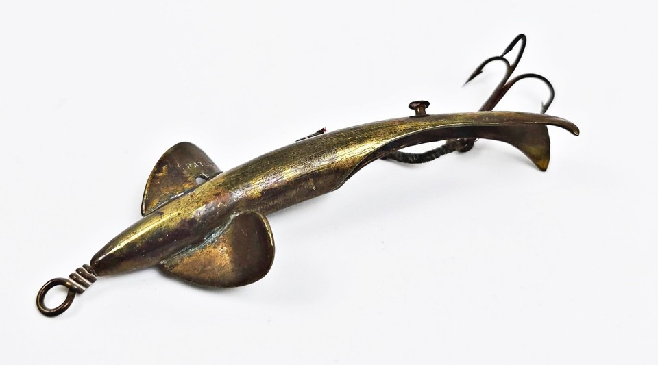 Large Philip Geen 3.25 Inch Chase Me Lure c 1910 Brass | eBay