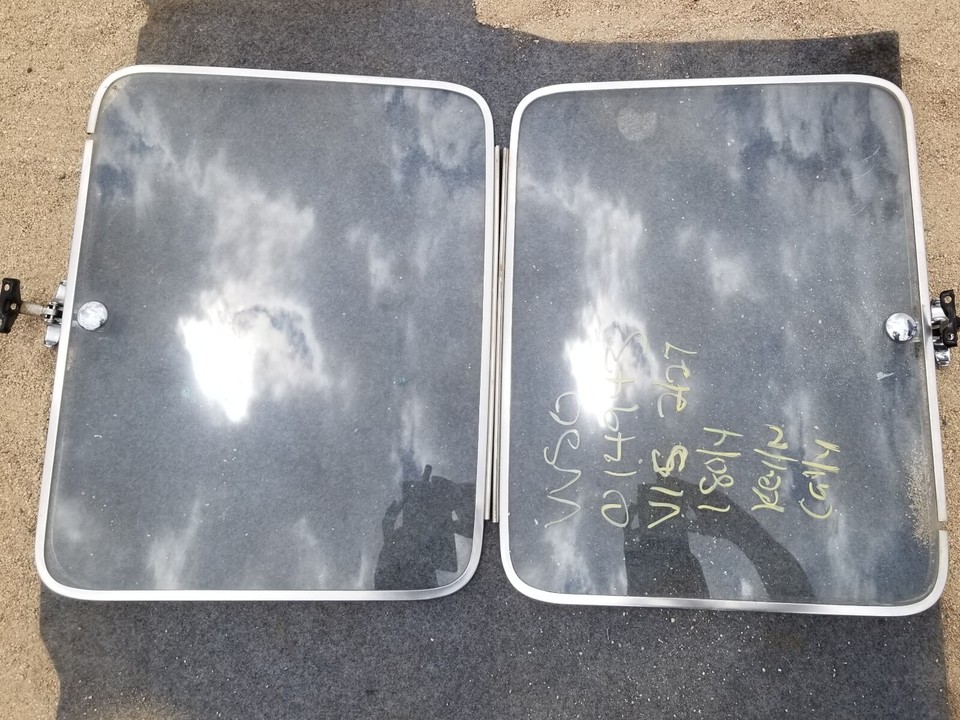TWO 1971 - 1995 Chevrolet GMC VAN REAR DOOR POP OUT WINDOWS | eBay
