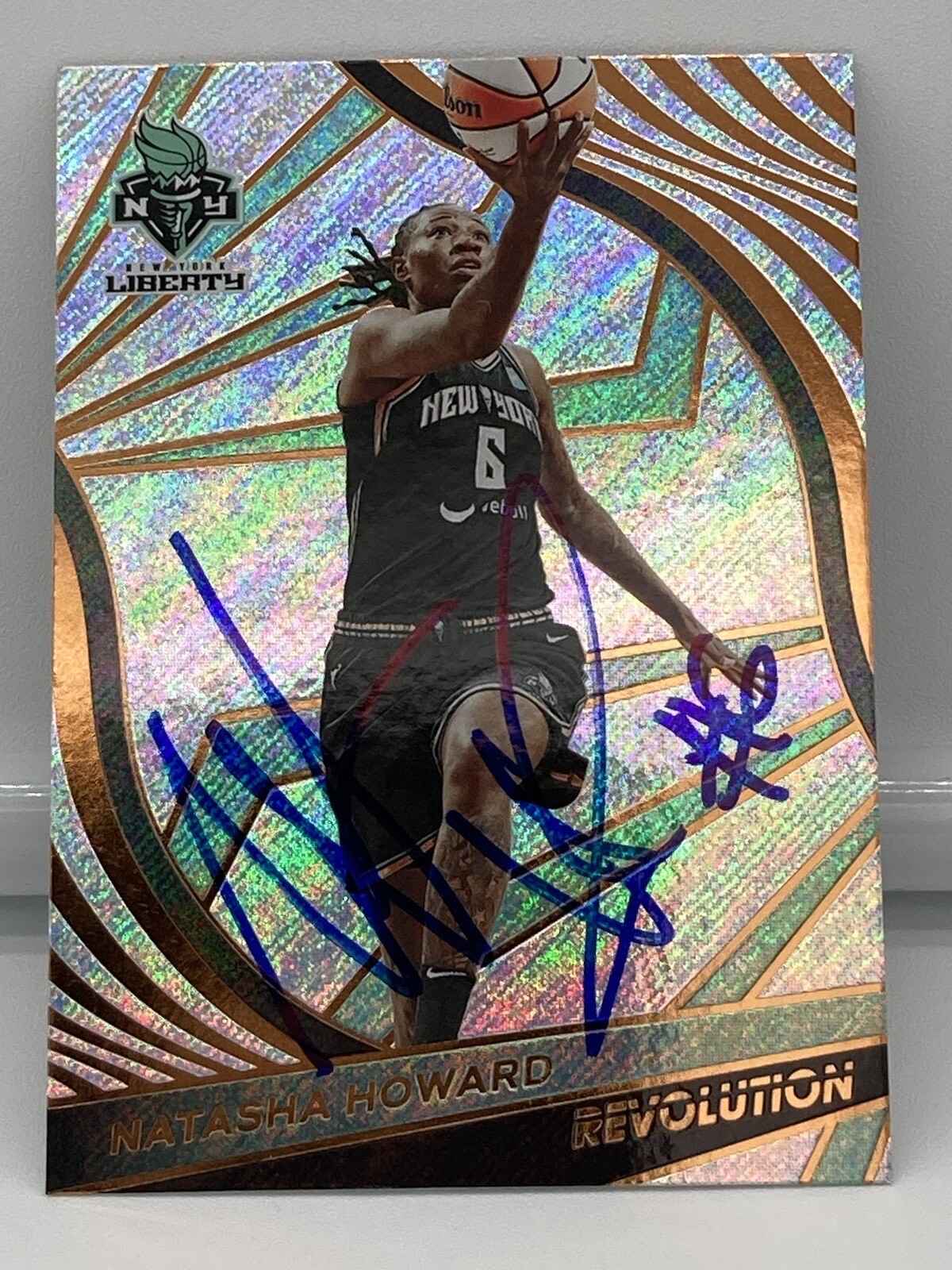 Natasha Howard Signed 2022 Panini Revolution WNBA #54 Card Autograph | eBay