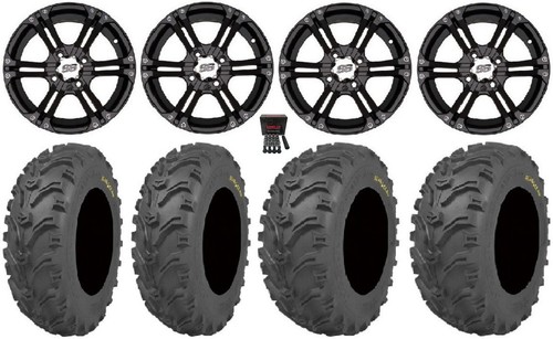 ITP SS212 12" Wheels Black 26" Bear Claw Tires Suzuki KingQuad | eBay