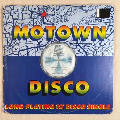 RICK JAMES Dance Wit' Me 1982 Import Vinyl Maxi-Single Motown TMGT 1266 ...