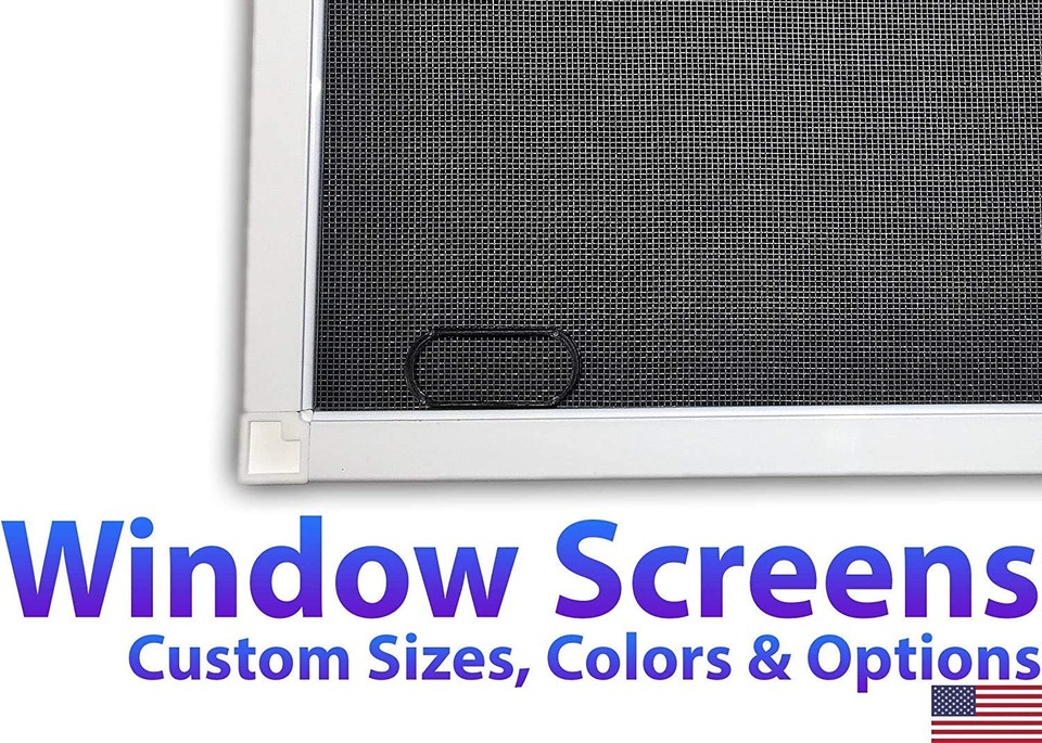 Screens Pre-Framed Ready Hang - Home Replacement Window Screens ...