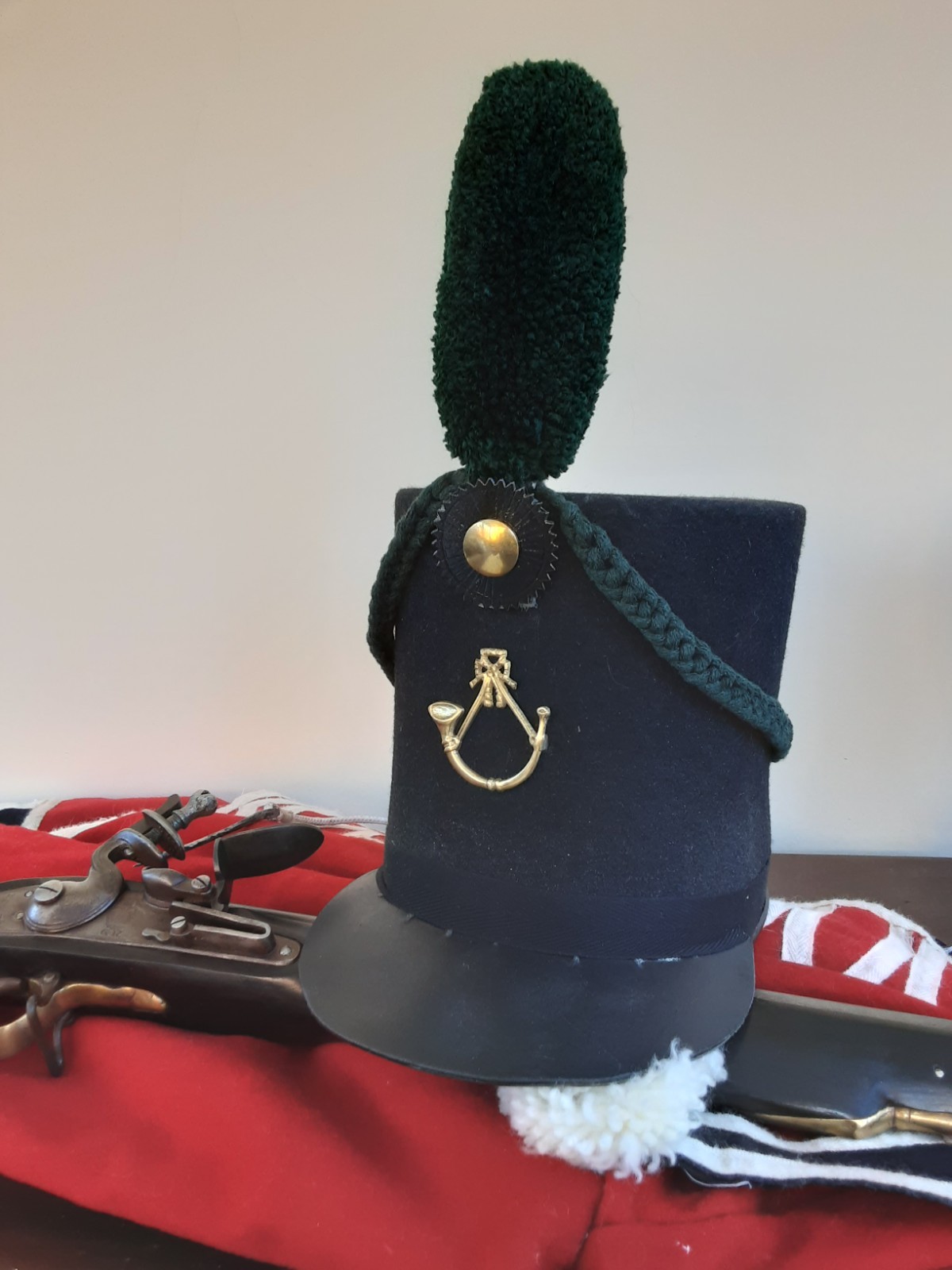 British Napoleonic Stovepipe Shako, 95th Rifles | eBay