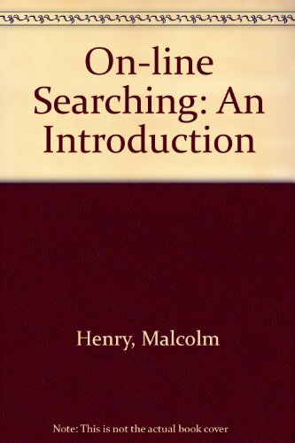 On-line Searching: An Introduction, Malcolm Henry et etc. | eBay