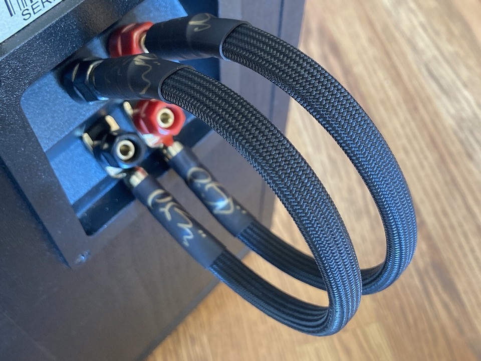 Audiophile Speaker Bi-Wire Jumper Wire OFC Banana/Spade Gold USA 9AWG ...