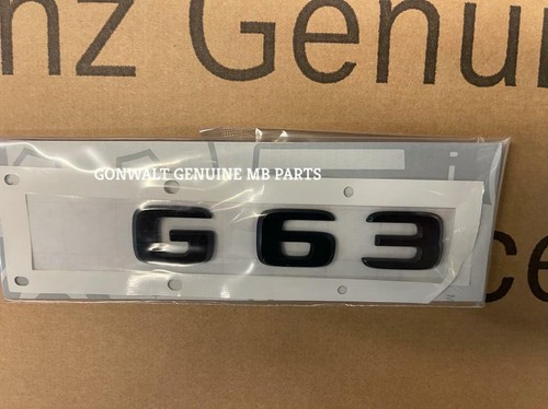 Genuine Mercedes Benz G Class AMG G63 Black Emblem Decal Badge OE ...